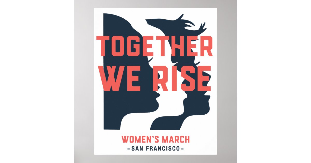 Together We Rise WMSF Poster LARGE | Zazzle