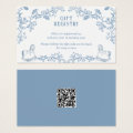 Toile Registry Baby Shower Enclosure card | Zazzle