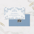 Toile Registry Baby Shower Enclosure card | Zazzle