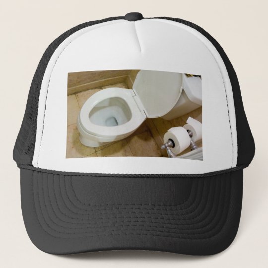 Toilet bowl trucker hat | Zazzle.com
