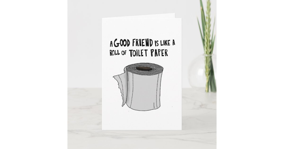 Toilet Paper Card | Zazzle