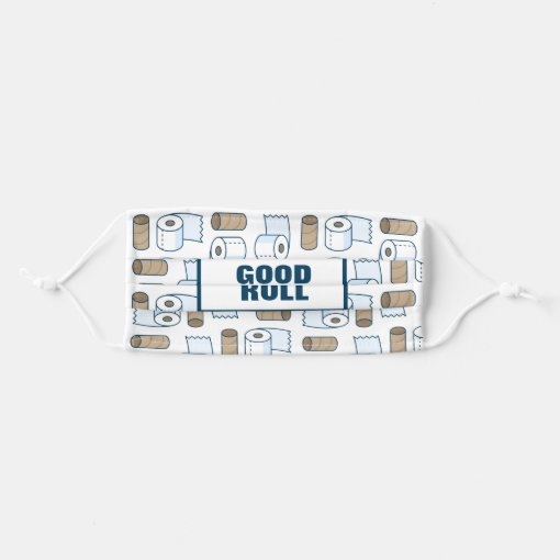 Toilet Paper Roll Adult Cloth Face Mask | Zazzle