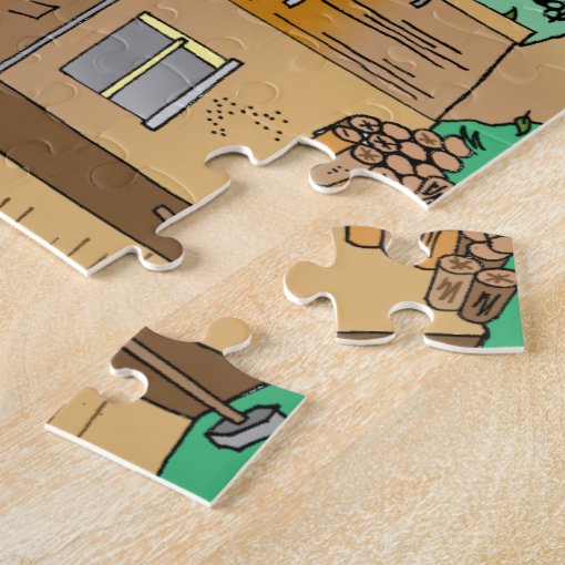 Toivo And Eino Yooper Cartoon Jigsaw Puzzle | Zazzle