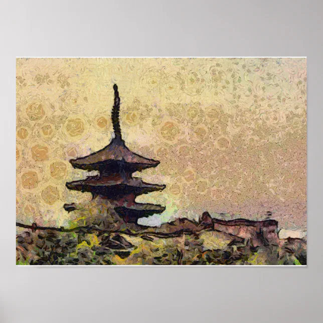Toji Tower Poster | Zazzle