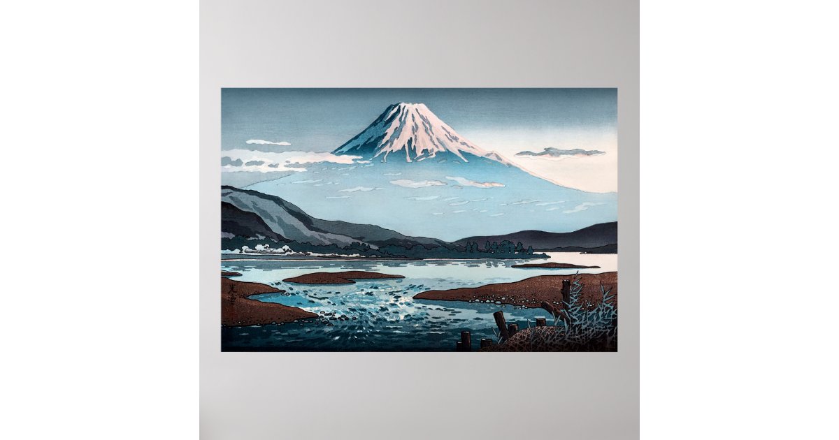 Tokaido Fujikawa by Tsuchiya Koitsu Poster | Zazzle