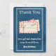 token Letter Carrier Mailman Postal Mail Carrier Thank You Card | Zazzle