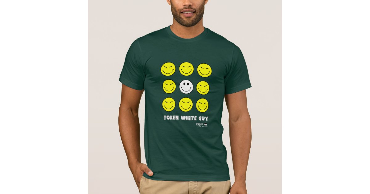 Token White Guy T-Shirt | Zazzle