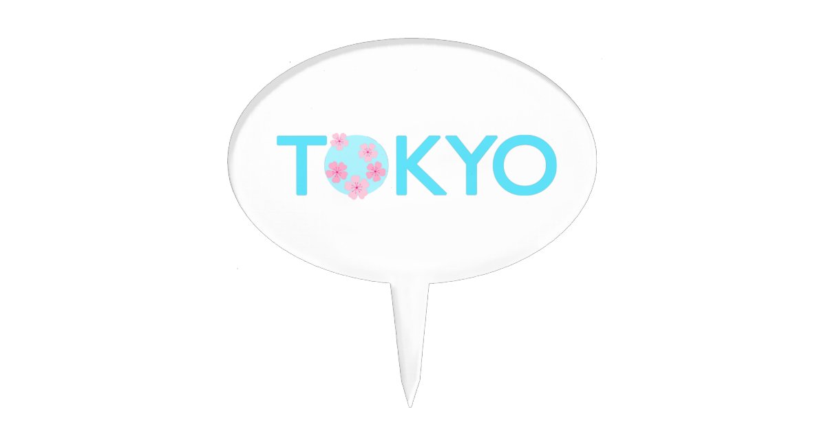 Tokyo Cake Topper | Zazzle