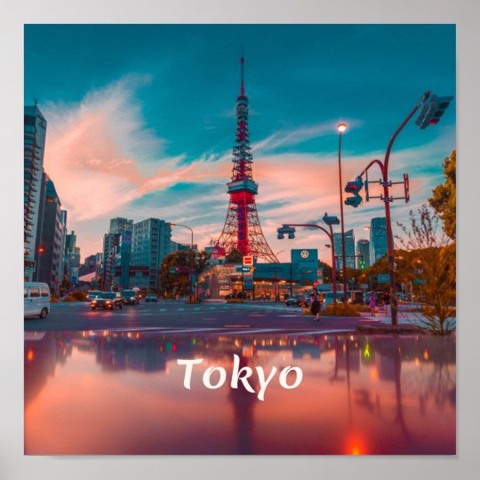 Tokyo Japan City Skytree Poster | Zazzle.com