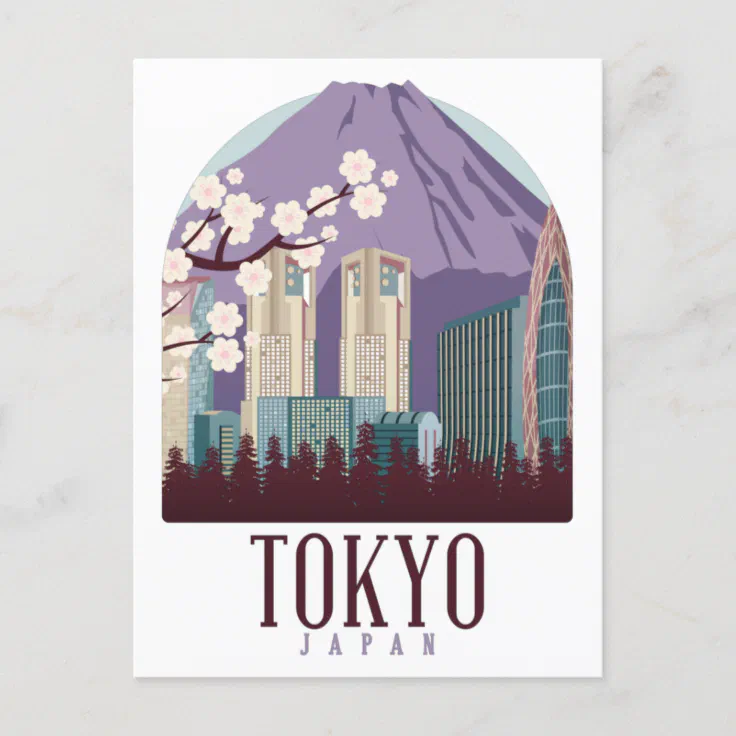 Tokyo Japan Japan Vintage Travel Postcard | Zazzle