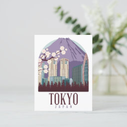 Tokyo Japan Japan Vintage Travel Postcard | Zazzle