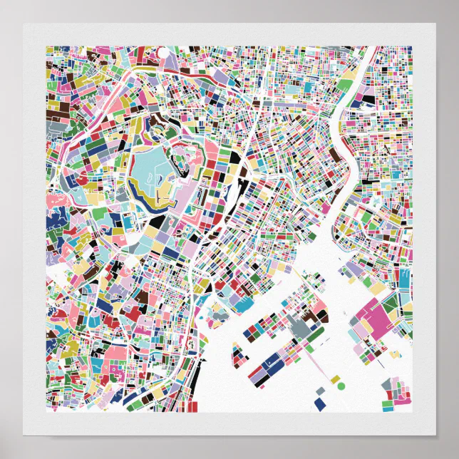 Tokyo Japan Map Poster | Zazzle