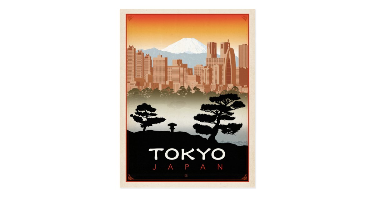 Tokyo, Japan Postcard | Zazzle.com