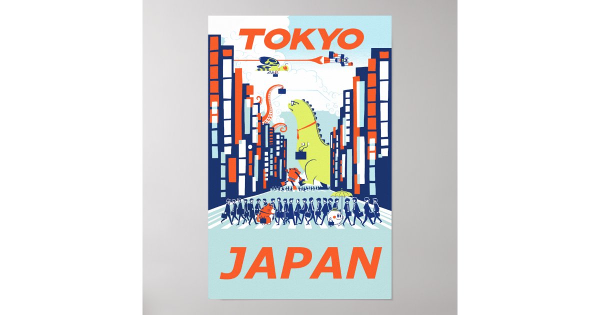 Tokyo, Japan travel poster | Zazzle