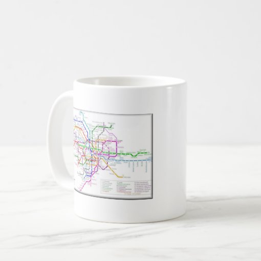 Tokyo Metro Map Coffee Mug | Zazzle