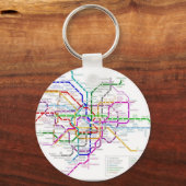 Tokyo Metro Map Keychain | Zazzle