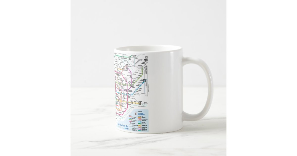 Tokyo Subway Map Mug | Zazzle