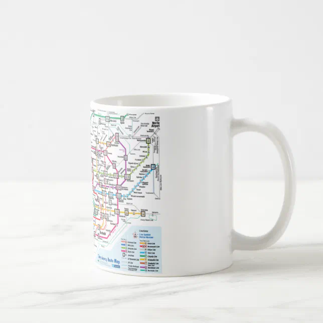 Tokyo Subway Map Mug | Zazzle
