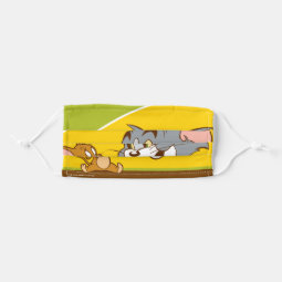 Tom And Jerry Adult Cloth Face Mask | Zazzle