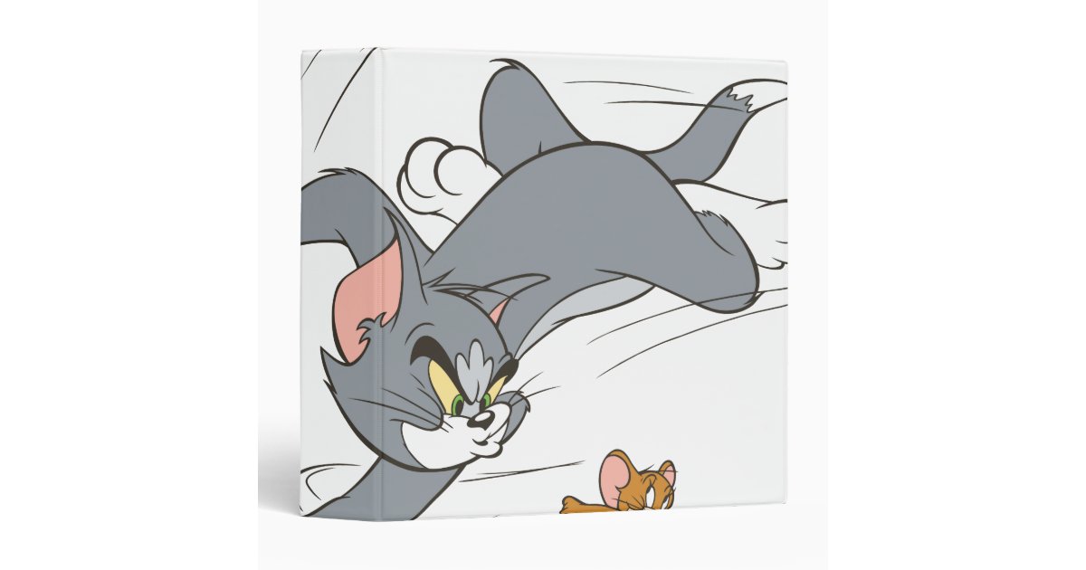 Tom and Jerry Chase Turn Binder | Zazzle