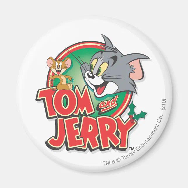 Tom and Jerry Classic Logo Magnet | Zazzle
