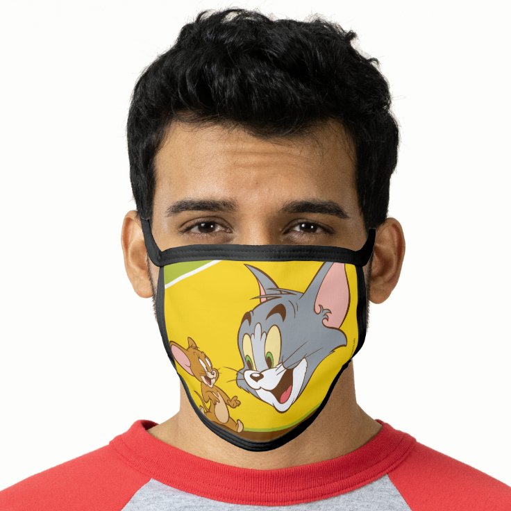 Tom And Jerry Face Mask | Zazzle