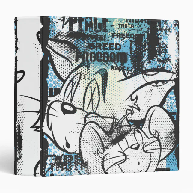 Tom and Jerry Grimey Binder | Zazzle