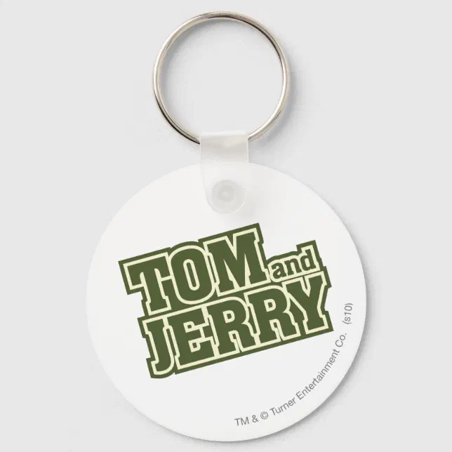 Tom and Jerry Logo 3 Keychain | Zazzle