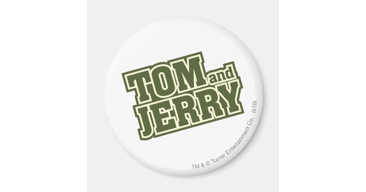 Tom and Jerry Logo 3 Magnet | Zazzle