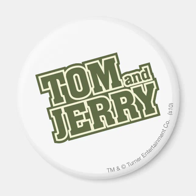 Tom and Jerry Logo 3 Magnet | Zazzle