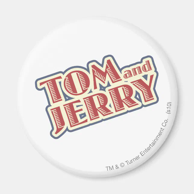 Tom and Jerry Logo Magnet | Zazzle