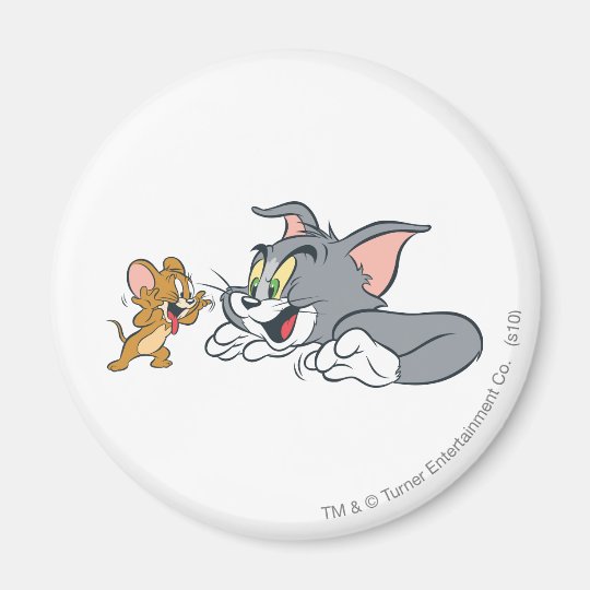 Tom and Jerry Make Faces Magnet | Zazzle.com
