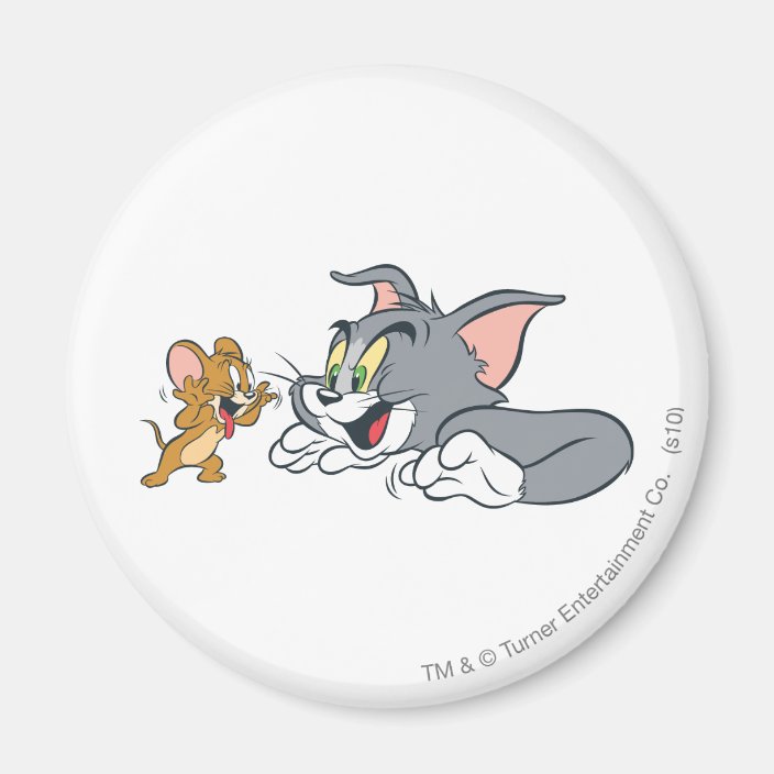 Tom and Jerry Make Faces Magnet | Zazzle.com