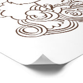 Tom and Jerry Outline Poster | Zazzle