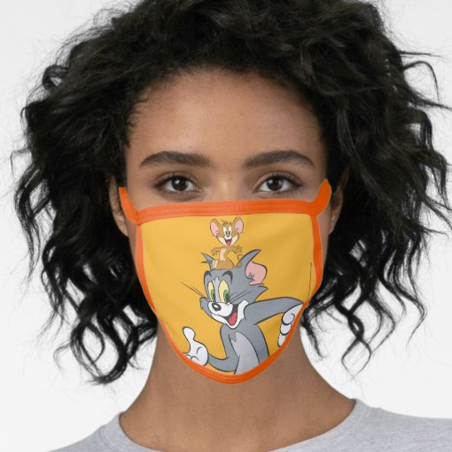 Tom and Jerry Pair Face Mask | Zazzle