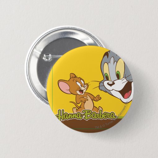 Tom And Jerry Pinback Button | Zazzle