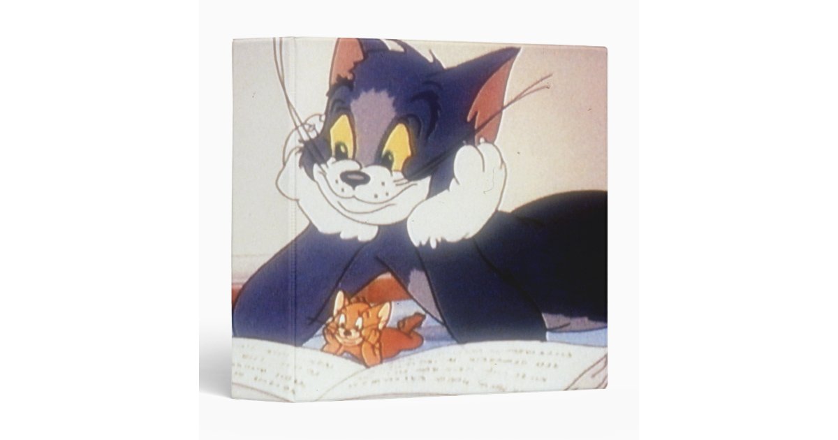 Tom And Jerry Read a Book Binder | Zazzle
