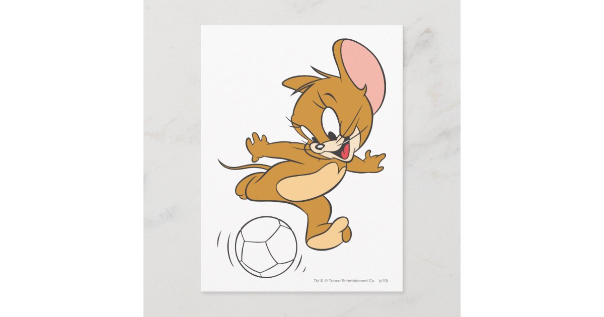 Tom and Jerry Soccer (Football) 2 Postcard | Zazzle
