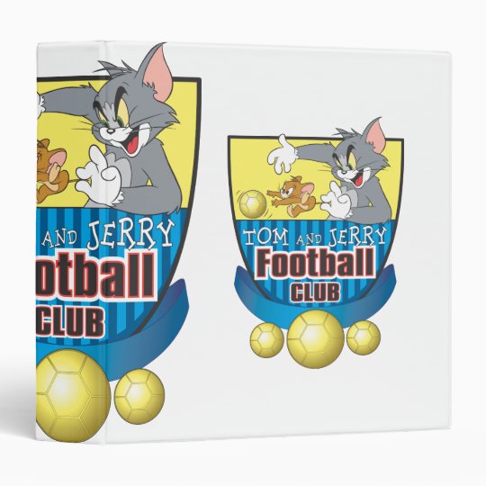 Tom and Jerry Soccer (Football) 5 Binder | Zazzle.com