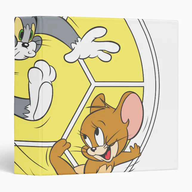 Tom and Jerry Soccer (Football) 8 3 Ring Binder | Zazzle