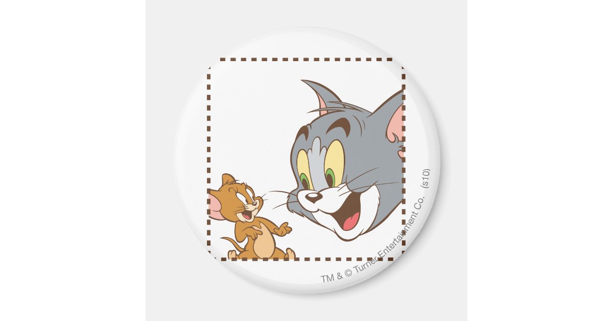 Tom and Jerry Stamp Magnet | Zazzle
