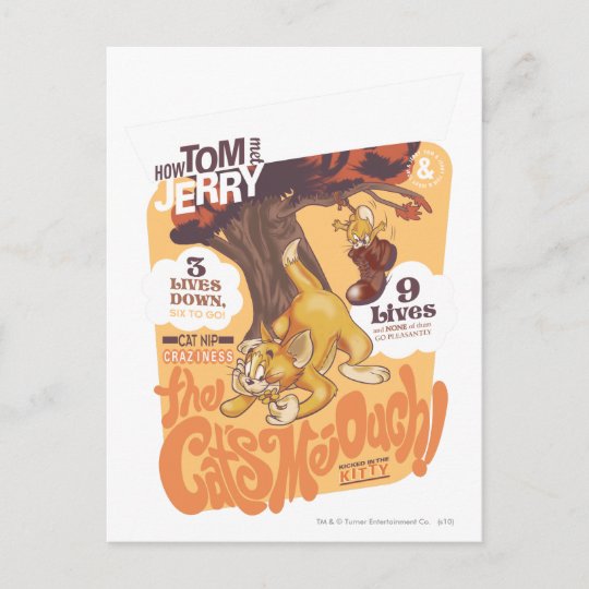 Tom and Jerry The Cats Me-Ouch Postcard | Zazzle.com