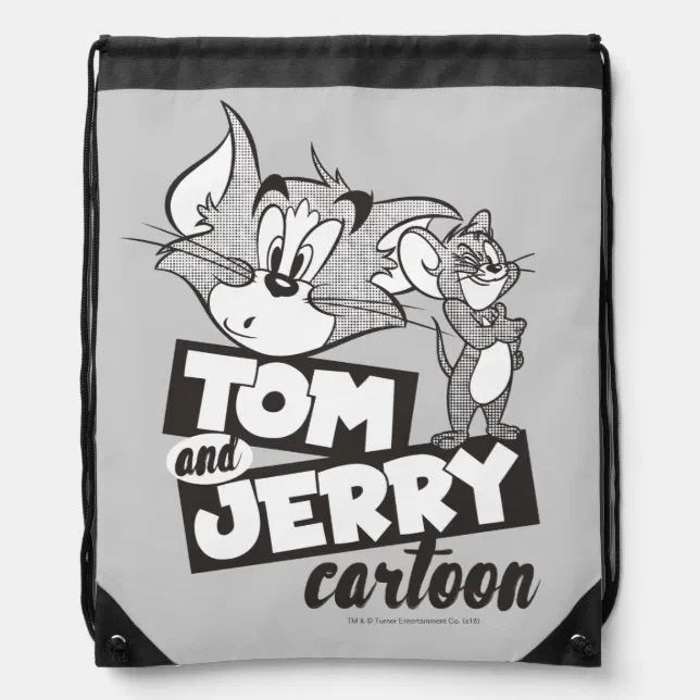 Tom And Jerry | Tom And Jerry Cartoon Drawstring Bag | Zazzle