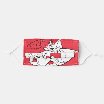Tom And Jerry | Tom And Jerry Laughing Adult Cloth Face Mask | Zazzle