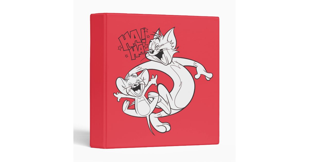 Tom And Jerry | Tom And Jerry Laughing Binder | Zazzle