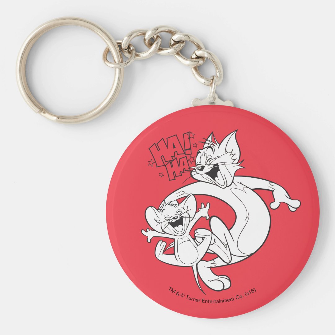 Tom And Jerry | Tom And Jerry Laughing Keychain | Zazzle