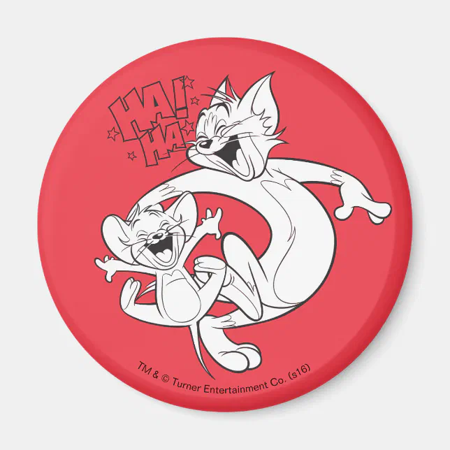 Tom And Jerry | Tom And Jerry Laughing Magnet | Zazzle