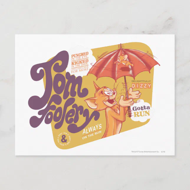 Tom and Jerry Tom Foolery Postcard | Zazzle