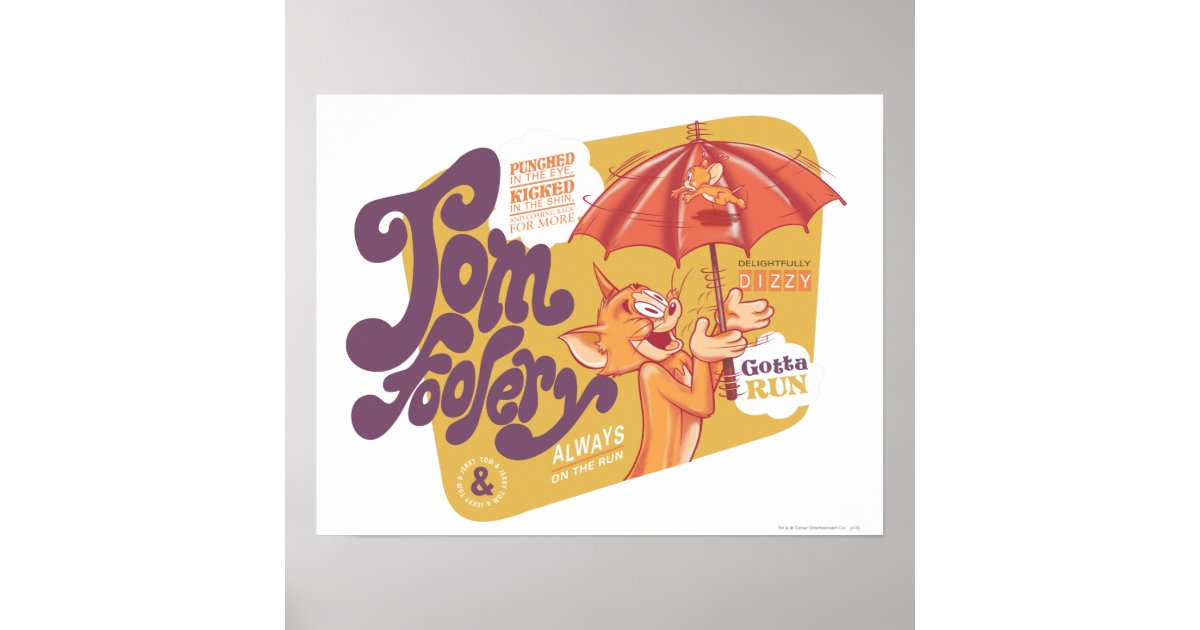 Tom and Jerry Tom Foolery Poster | Zazzle