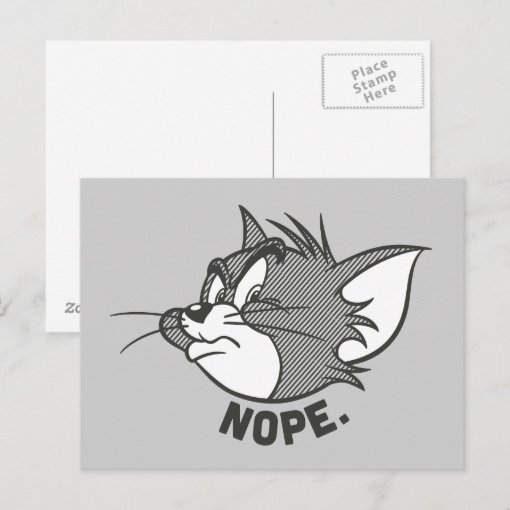 Tom And Jerry | Tom Says Nope Postcard | Zazzle